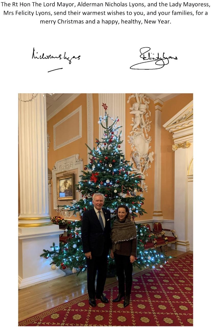A Christmas message from the Lord Mayor and Lady Mayoress - Livery ...
